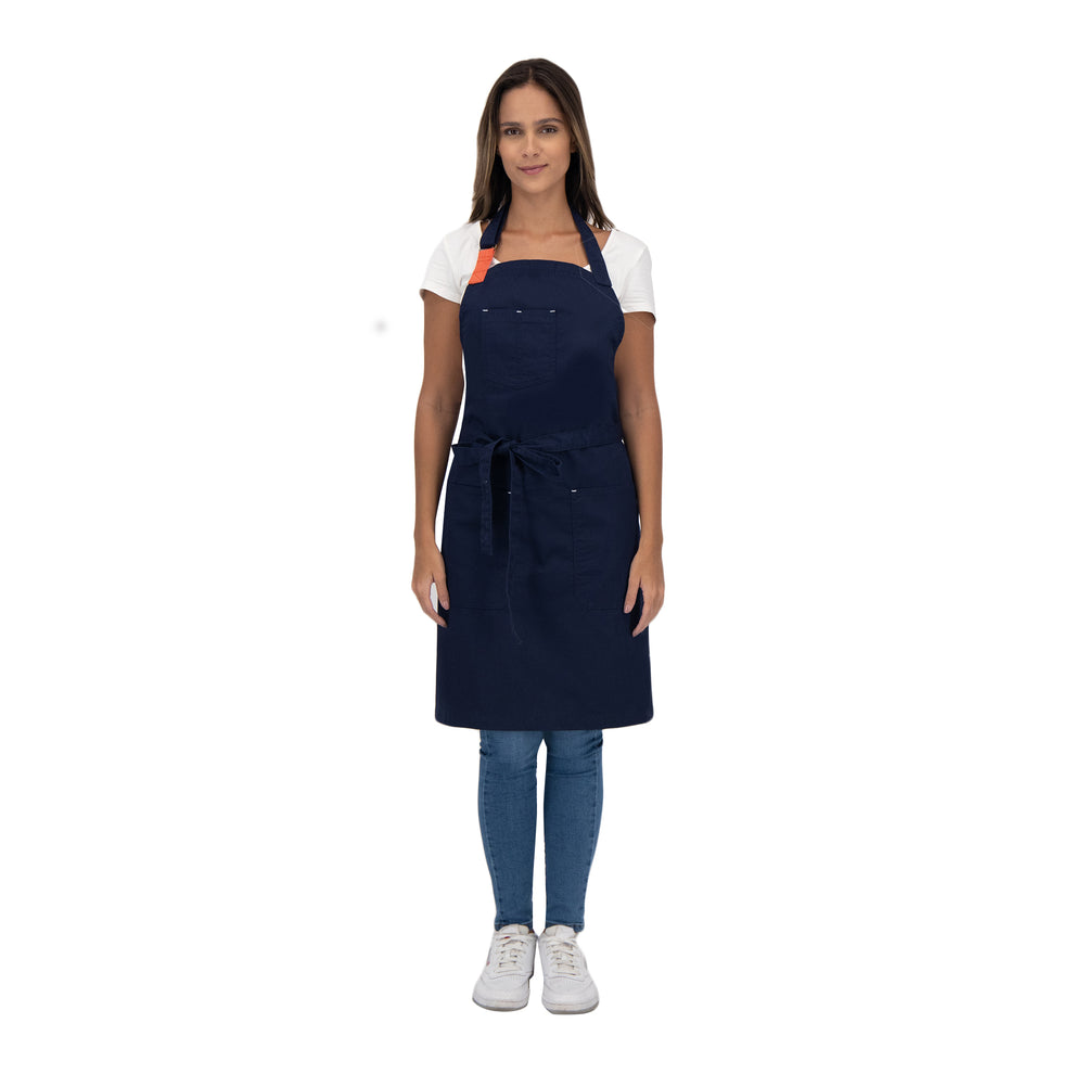 MANDIL TOKYO AZUL MARINO ( NARANJA ) – Aristoswear